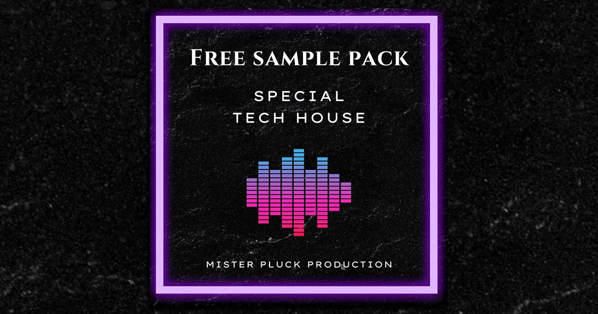Mr Pluck - Free Tech House Drums | Free Sample Packs